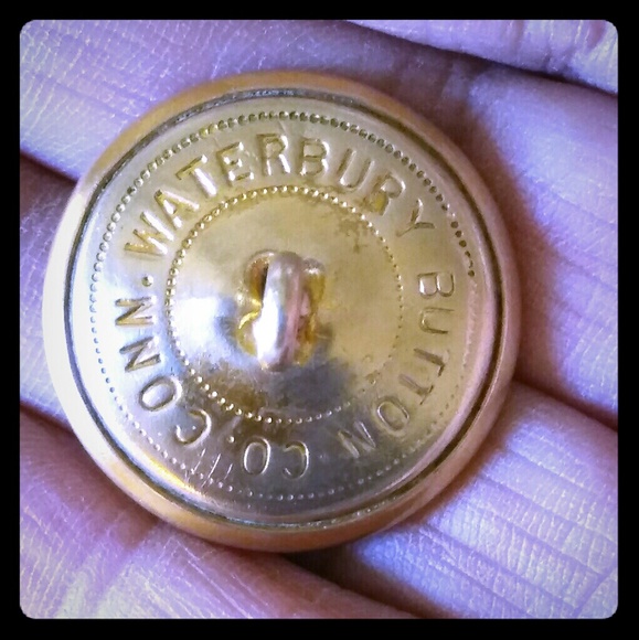 Vintage | Accessories | Vintage P Police Uniform Metal Button | Poshmark